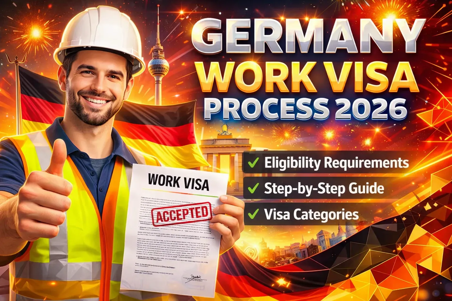 Germany Work Visa Process Jan 2026: Types of Visas, Requirements ...